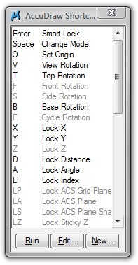 MicroStation tutorial: AccuDraw and AccuSnap | CADnotes